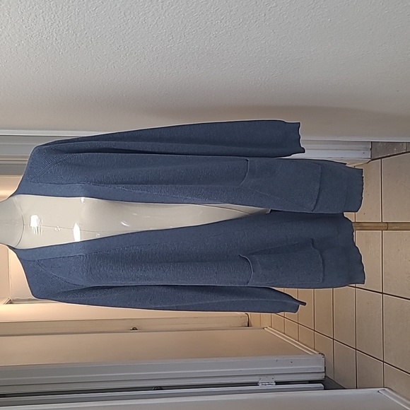 Red | Sweaters | Dusty Blue Cardigan Lightweight Very Wearable With ...
